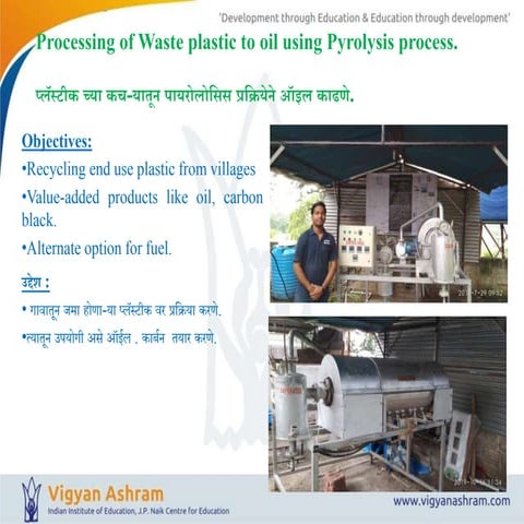 Plastic pyrolysis | PPTX