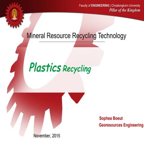 Plastic recycling | PDF