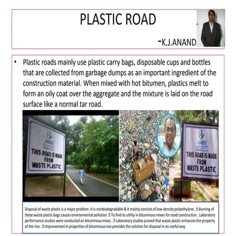 Plastic road by kjanand | PPTX