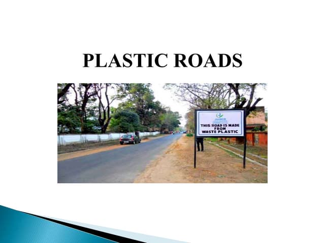 plastic in road construction | PPTX