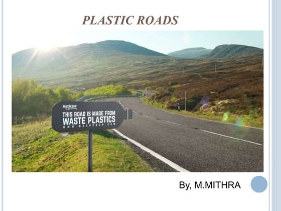 plastic in road construction | PPTX | Chemistry | Science