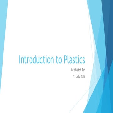 Plastics Intro | PPTX