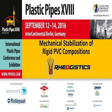 Mechanical Stabilization of Rigid PVC Compositions | PPTX