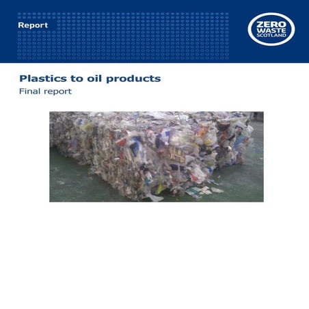 Plastics to oil report | PDF