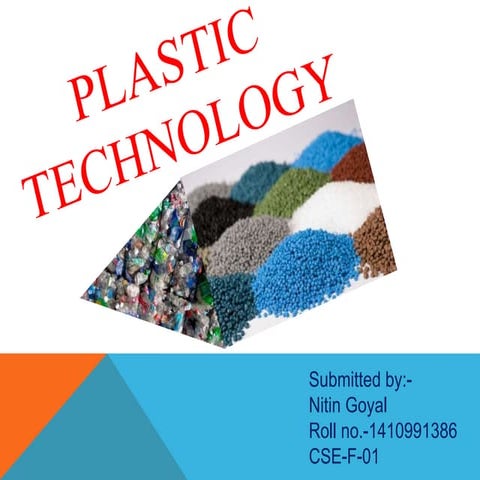Plastic technology | PPTX