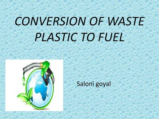 Conversion of Waste Plastic into Fuel Oil in the Presence of Bentonite ...