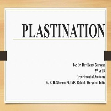 Plastination | PPTX