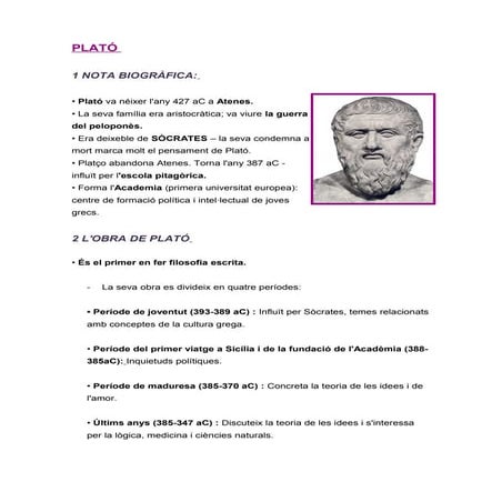 Plató Resum Doc