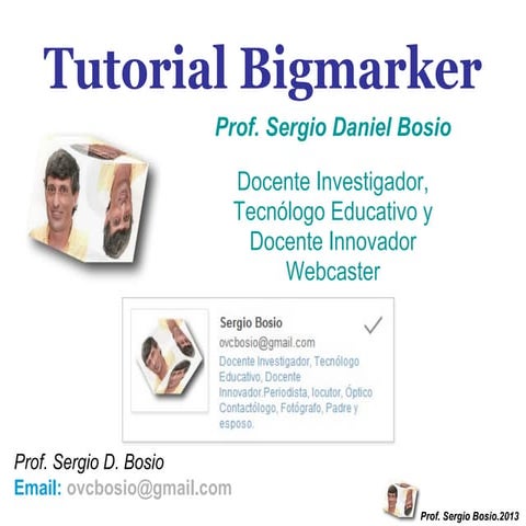 Tutorial Plataforma bigmarker | PPT