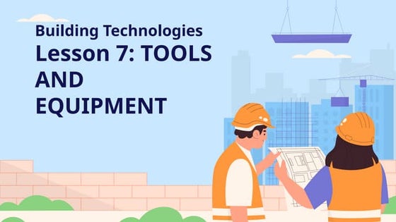 Basic Hand Tools for Carpentry Work | PPT