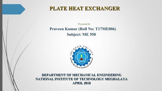 Plate Heat Exchanger Lab Report Group B4 | PDF