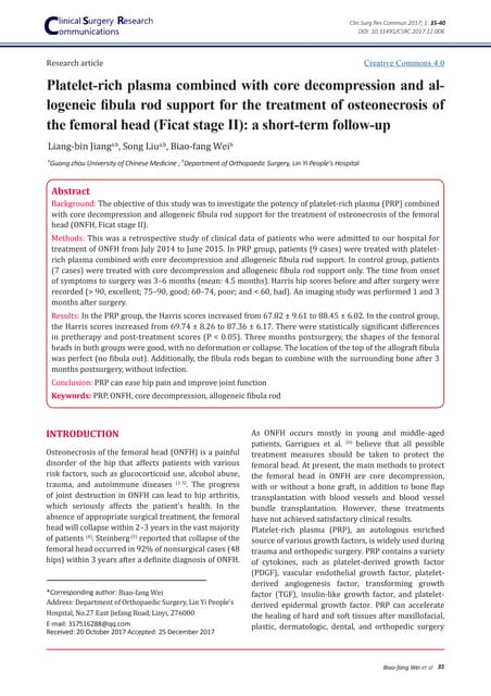 Prp Matrix Grafts | PPT