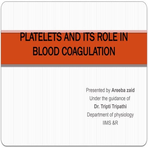 PLATELETS | PPT