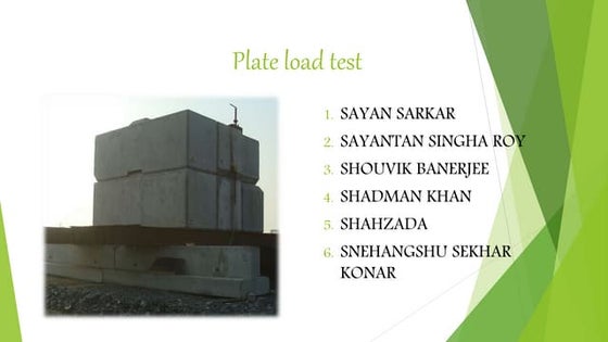 Plate Load Test Pdf