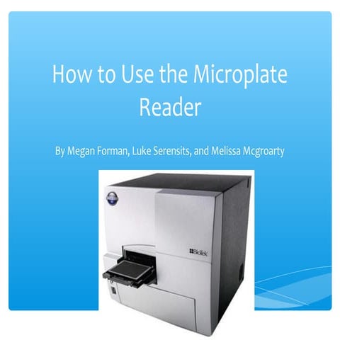 Plate reader | PPT