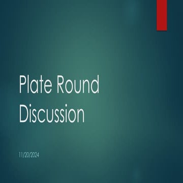 Infectious Diseases Plate Round Discussion 5-14-25.pptx