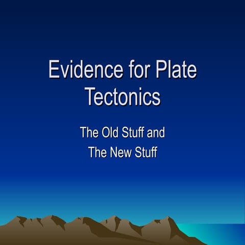 Plate Tec Evidence | PPT