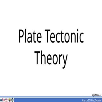 Plate Tectonic Theory Powerpoint Presentation | PPTX