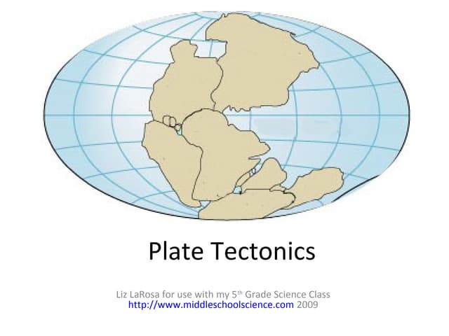Evidence of plate tectonics | PPTX
