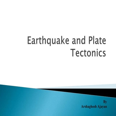 Plate tectonics | PPTX