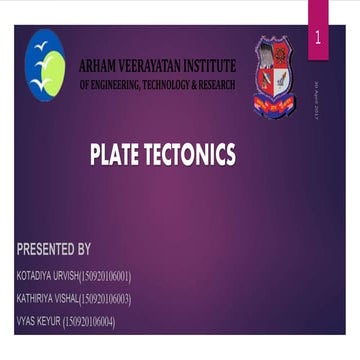 Plate tectonics | PPT