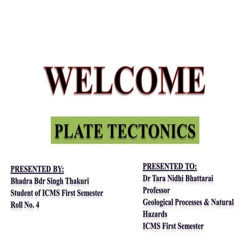 Plate tectonics | PDF | Geology | Science