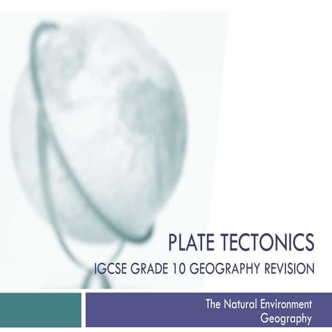 Plate Tectonics | PPT