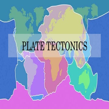 Plate Tectonics | PPT