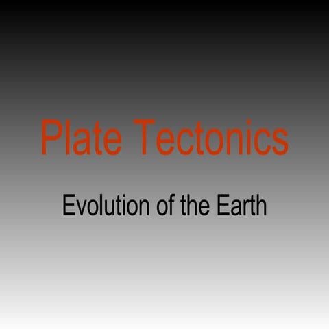 Plate Tectonics Earth | PPT | Geography | Science