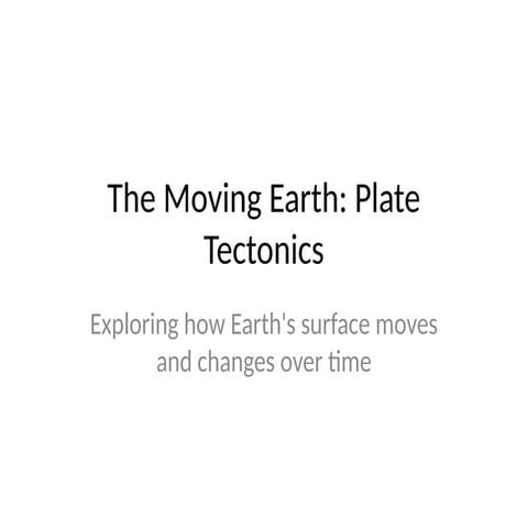 Plate_Tectonics_Lesson_for grade 10- adaptation form | PPTX