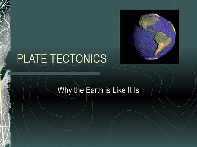 plate tectonics power point presentation | PPT