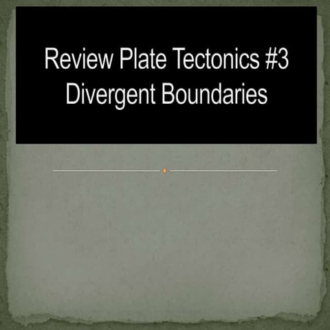 Plate tectonics review #2 | PPT