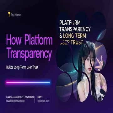 How Platform Transparency Builds Long-Term User Trust | PDF