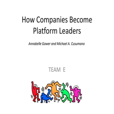 Platform leadership team e | PPTX