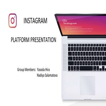 Platform Presentation Instagram | PPT