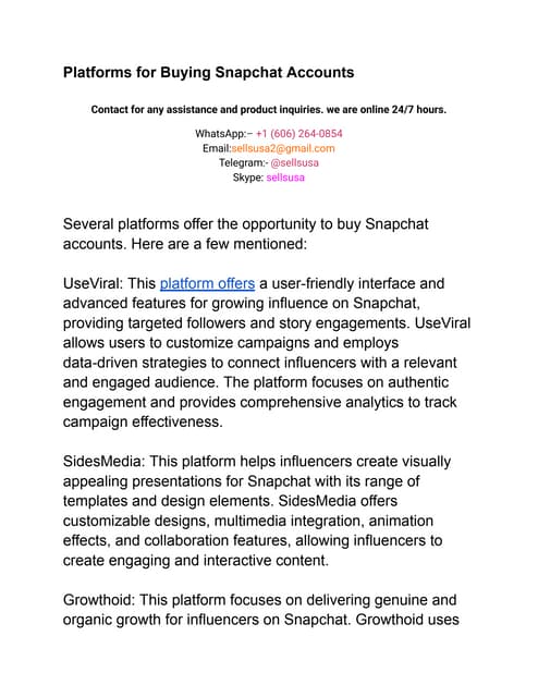 Latest Buying Snapchat Accounts Topics_ Trends and Features in 2025.pdf