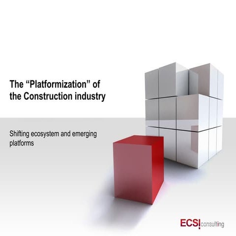 Platforms in construction industry | PPT