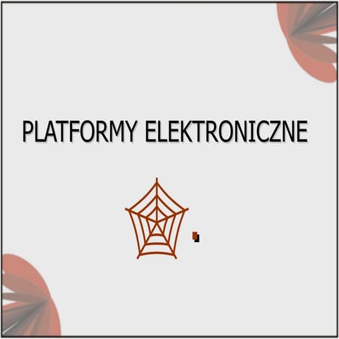 Platformy elektroniczne | PDF | Business | Business and Finance