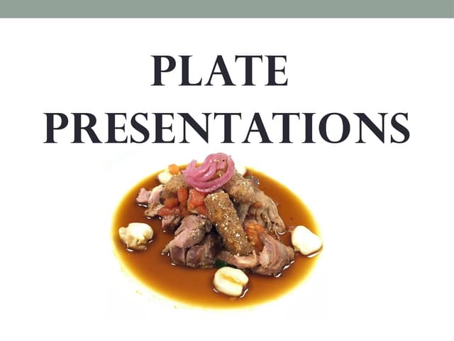 Plating and presentation | PPTX