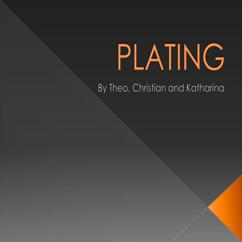 Plating | PPTX