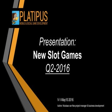 Platipus presentation games Q2-2016 | PDF