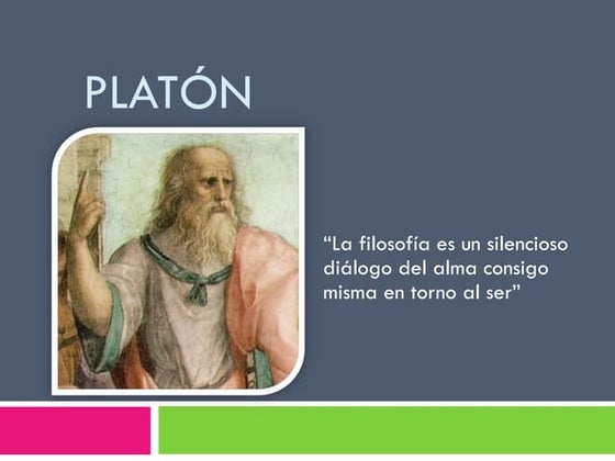 Desarrollo del mundo de las ideas y el mito PLATON | PPT
