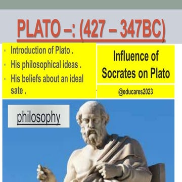Plato father of political scienceb–.pptx