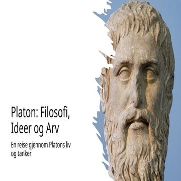 Presentasjon om den greske filosofen Platon | PPTX