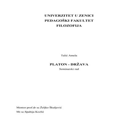 Platon drzava - ij | PDF