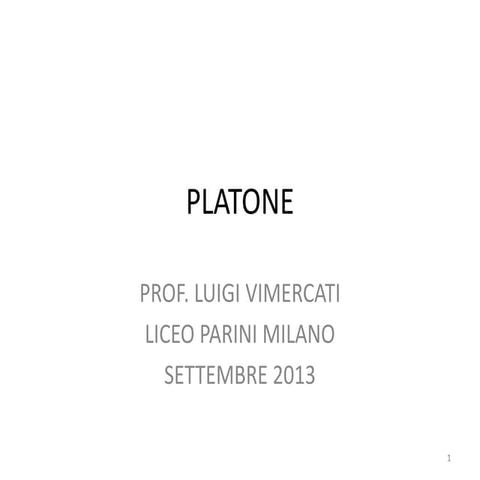 Platone | PPTX