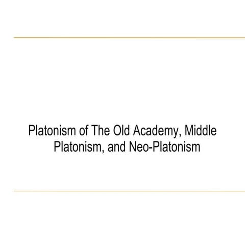 Platonism primer revised | PPT