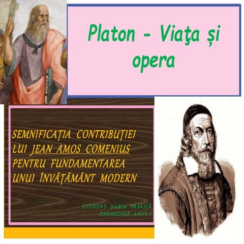 Platon si comenius_ppt | PPTX