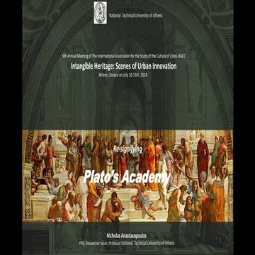 Plato's academy intangible heritage | PDF