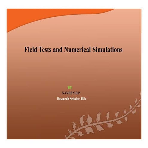 Numerical Simulation of Pile using PLAXIS | PDF